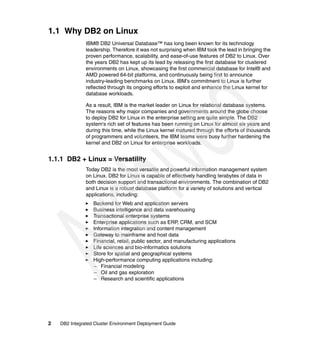 DB2 Integrated cluster enviorment deployement | PDF