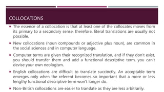 Translation of Neologisms | PPT