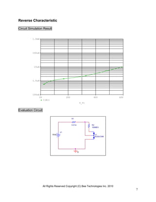 SPICE MODEL of SG30JC6M (Professional Model) in SPICE PARK | PDF