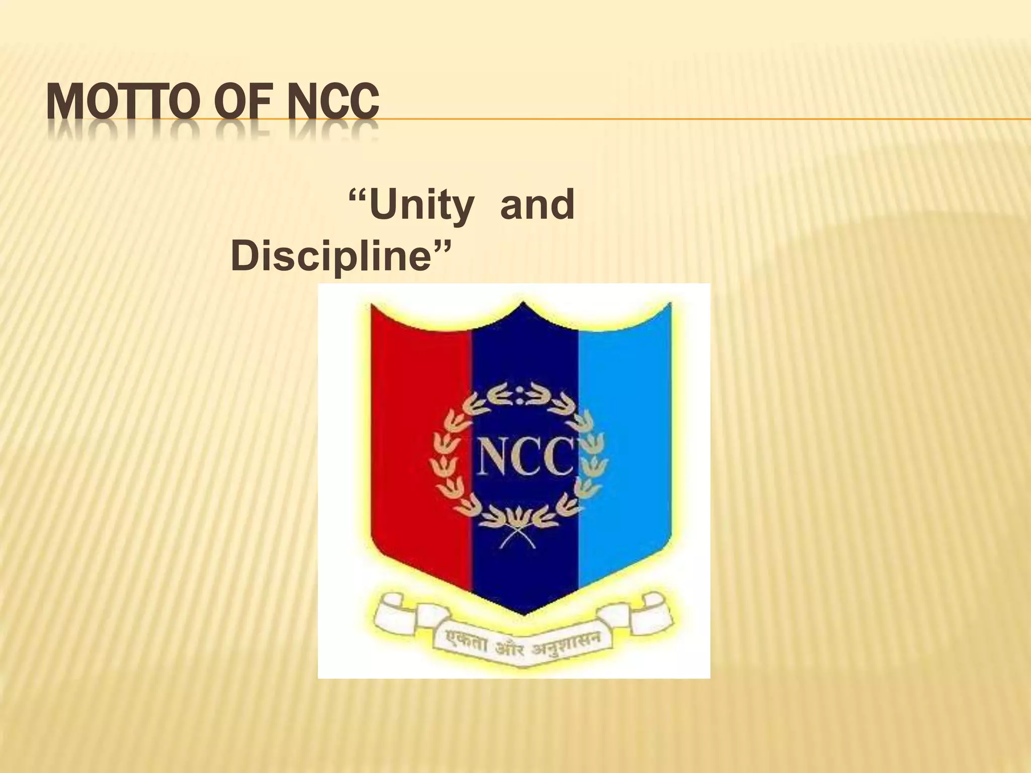 Ncc & nss powerpoint presentation | PPTX