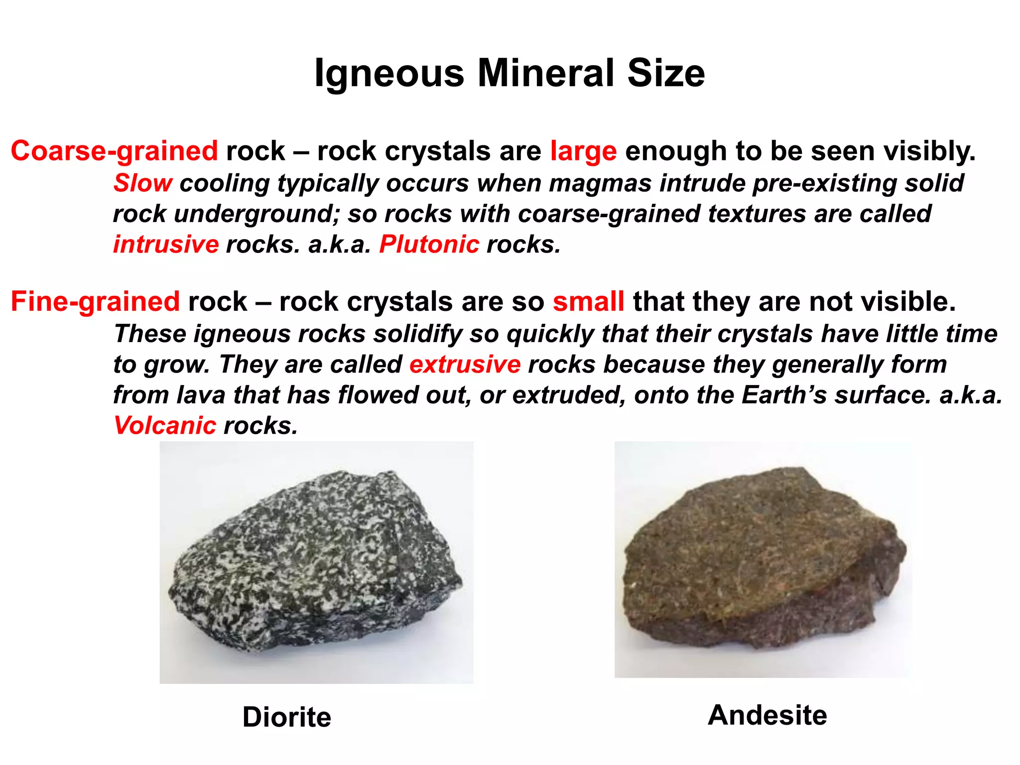 The Geo-Chemistry of Igneous Rocks | PPTX