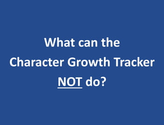 Character Growth Tracker | PPT