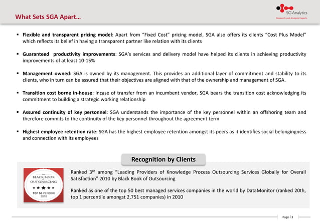 SGA Corporate Deck | PPTX | Business Administration | Business