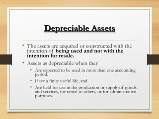 Depreciation | PPT