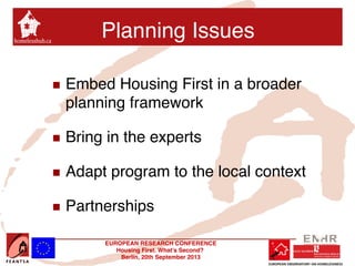 Adaptation and Implementation Challenges for Housing First | PDF