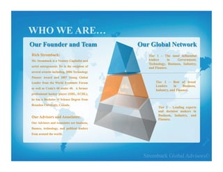 Stromback Global Advisors Overview | PPT