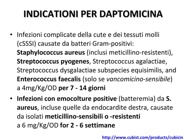 Sgarabotto indicazioni attuali e future daptomicina | PPT | Chemistry ...