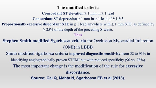 Sgarbossa Criteria in Left Bundle Branch Block in a Hypertensive ...