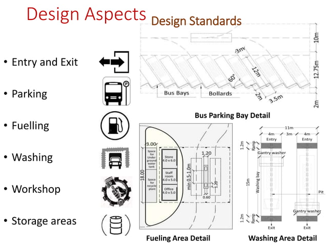 Bus Karo: Bus Depot Design Guideline (Session VII) | PPTX