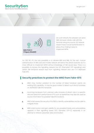 Fake BTS Network Vulnerabilities | PDF