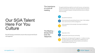 SGA Talent 2020 Brochure | PPT