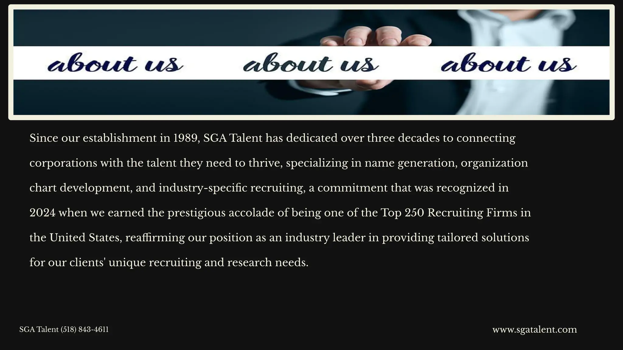 SGA Talent Recruiting & Research Brochure 2025.pdf