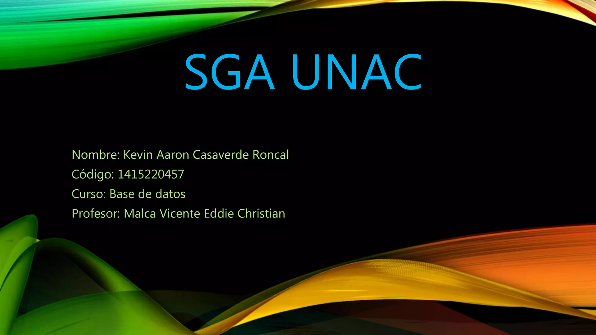 Sga unac | PPTX