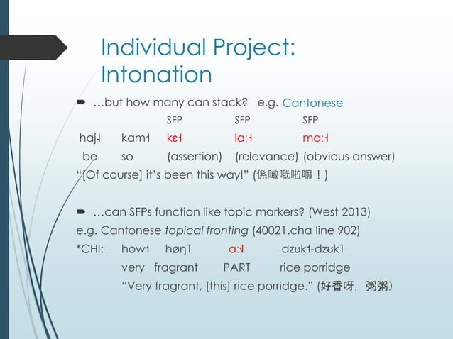 Sgaw Tone and Intonation | PPT
