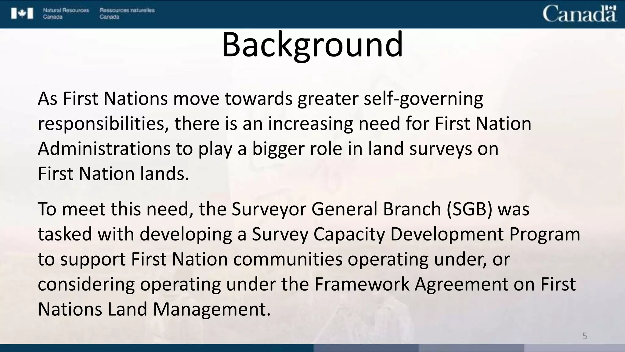 SGB Survey Capacity Development Program | PPTX
