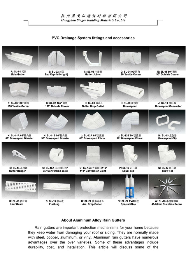 Sgb roof rain gutters | PDF