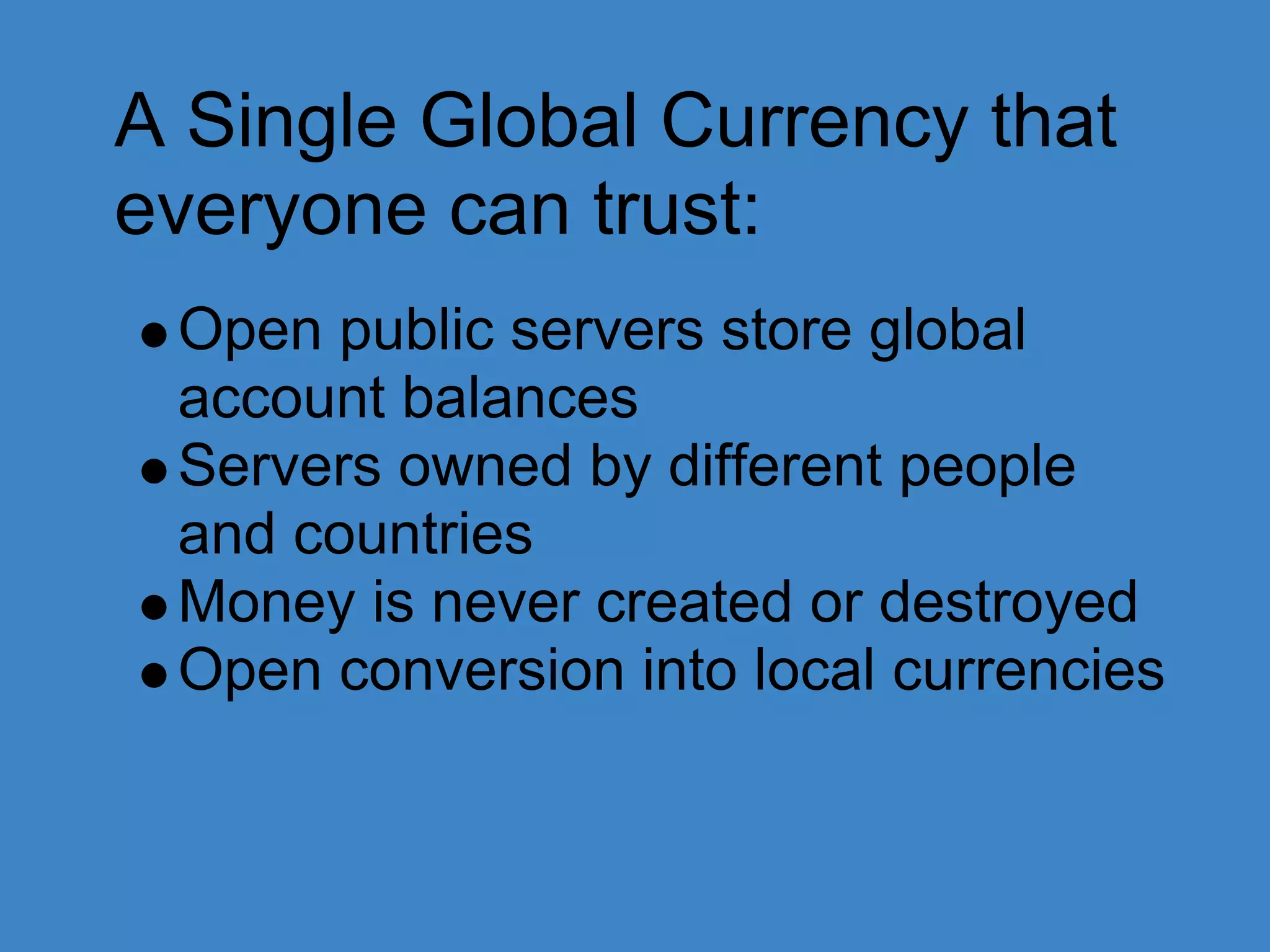 Single Global Currency | PDF