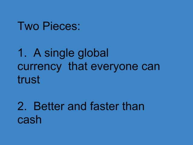 Single Global Currency | PDF