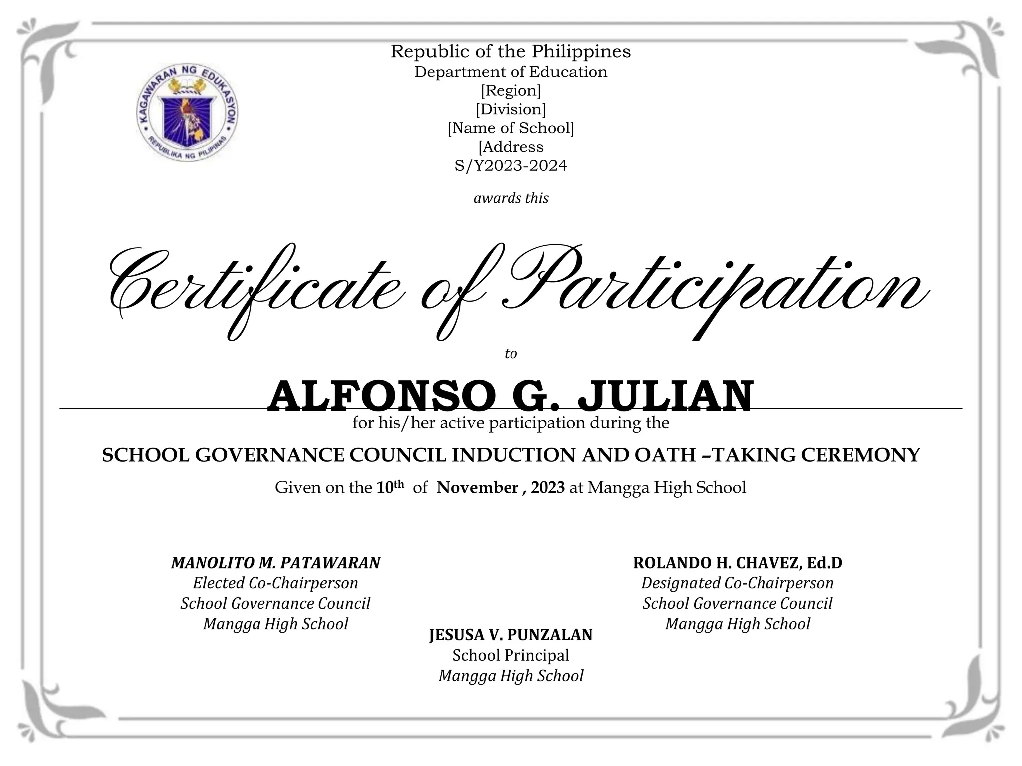[SGC] Certificate of Participation Template (2).pptx