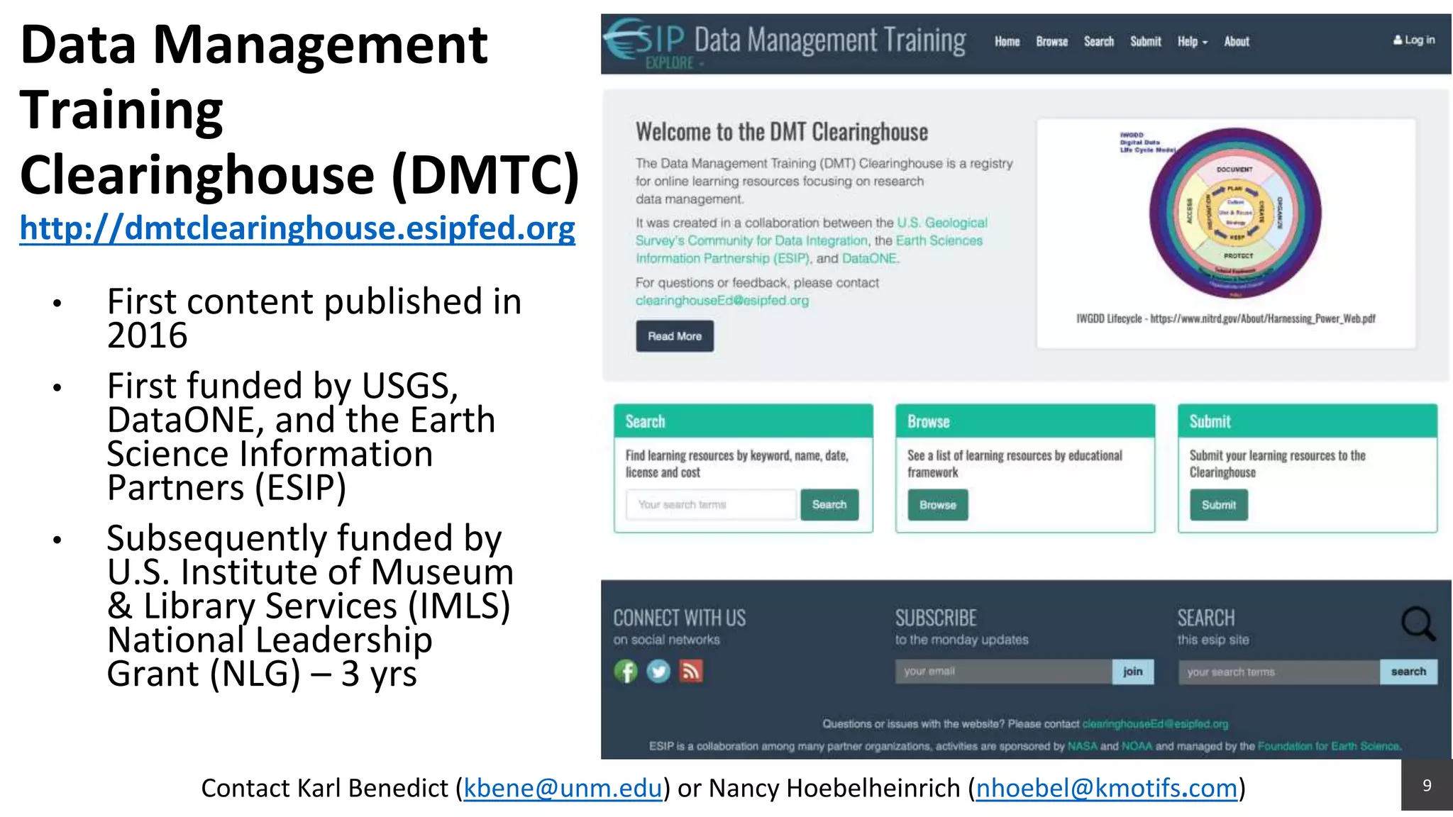 SGCI + ESIP = Community Action | PPTX