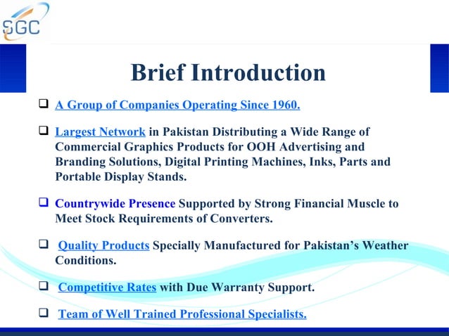 SGC Introduction | PPT