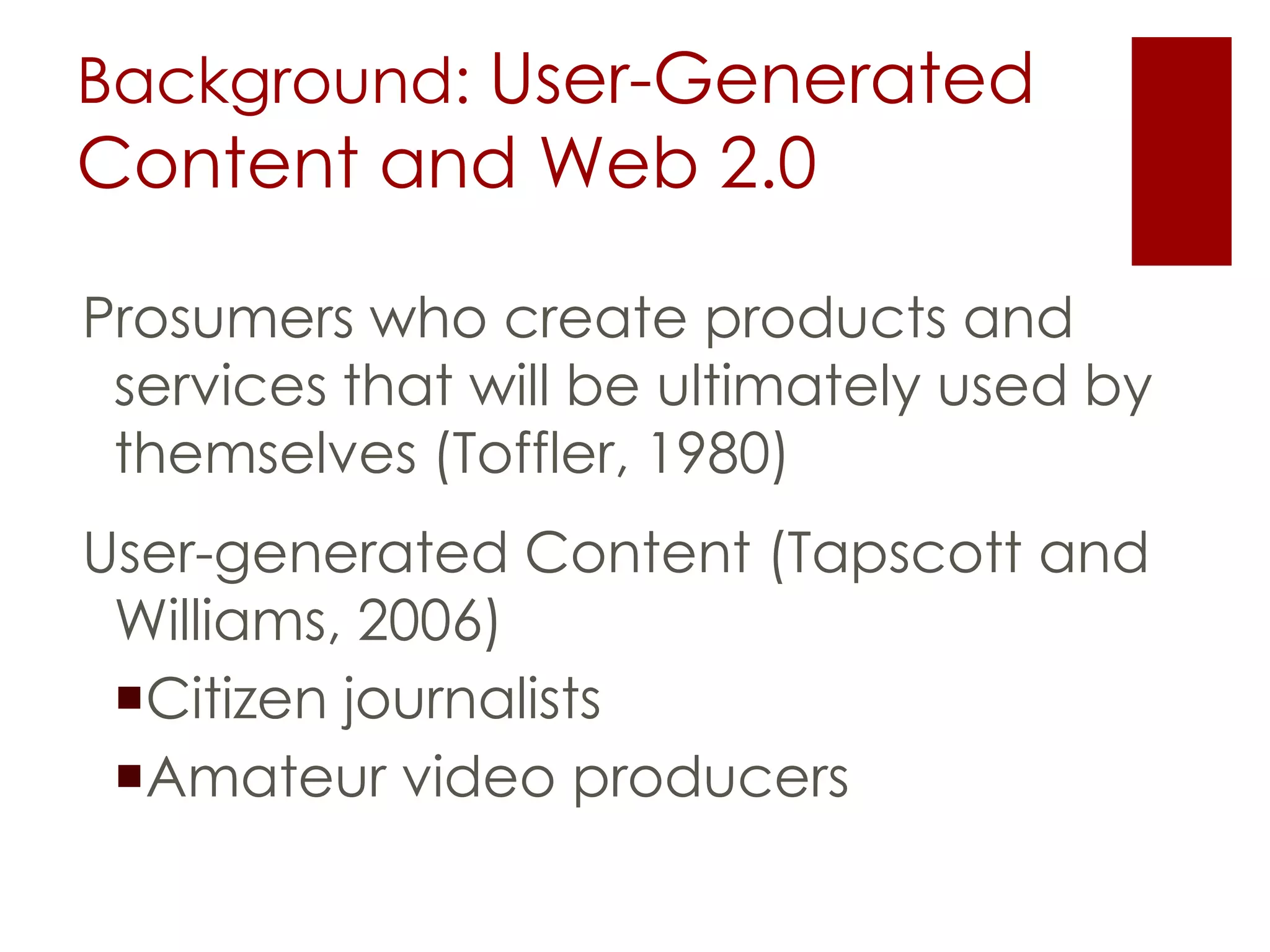 Student Generated Content and Guidelines to Students | PPTX