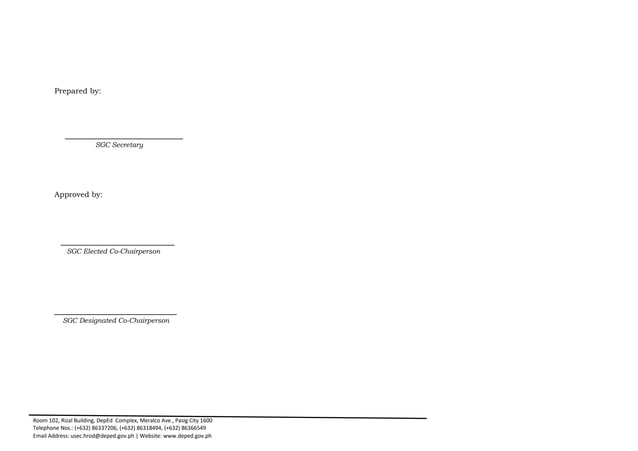 SGC QUARTER REPORT.docx