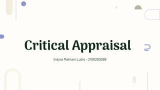 Critical Appraisal | PPTX