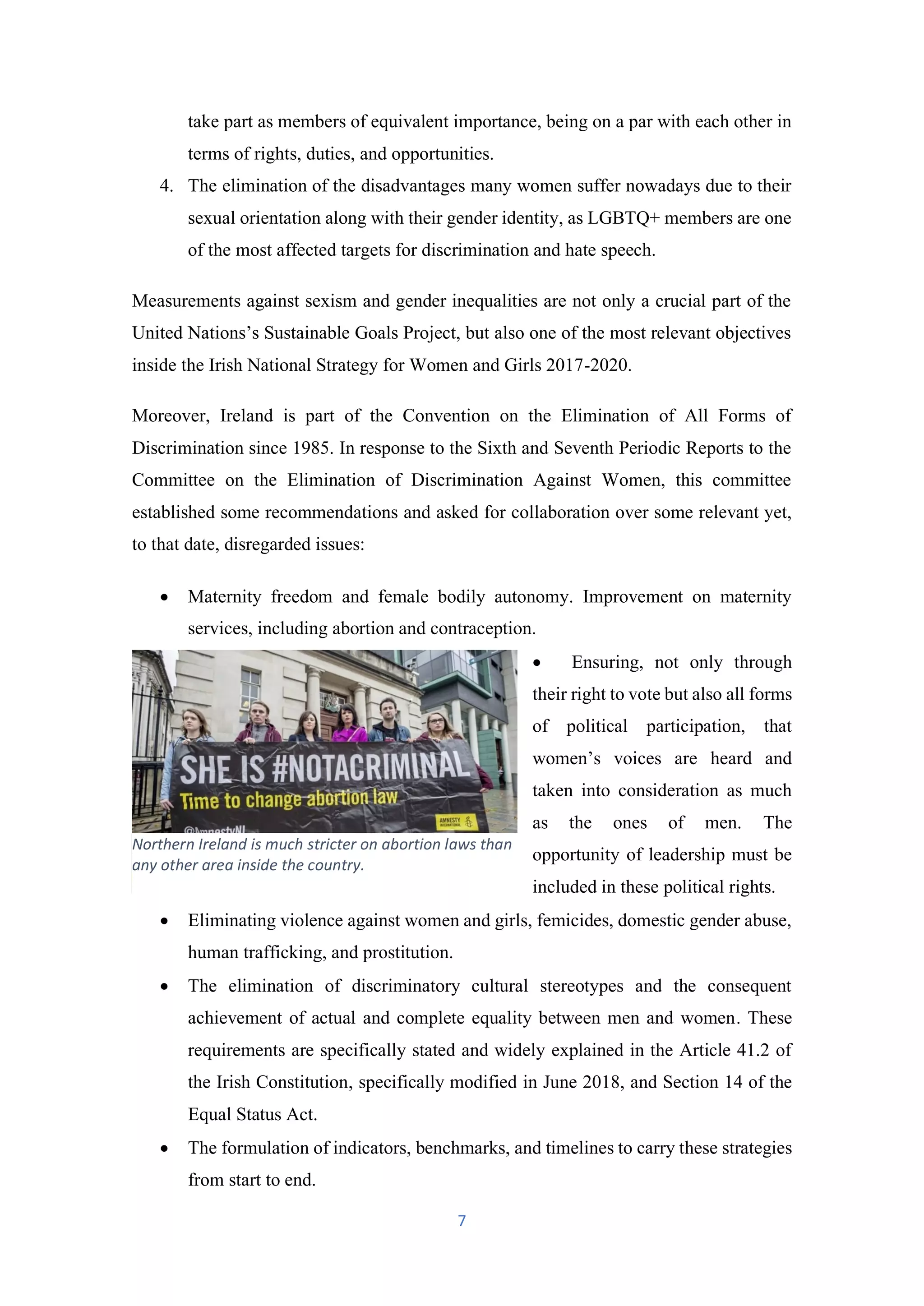 Review and Defense of Gender Equality in Ireland | PDF