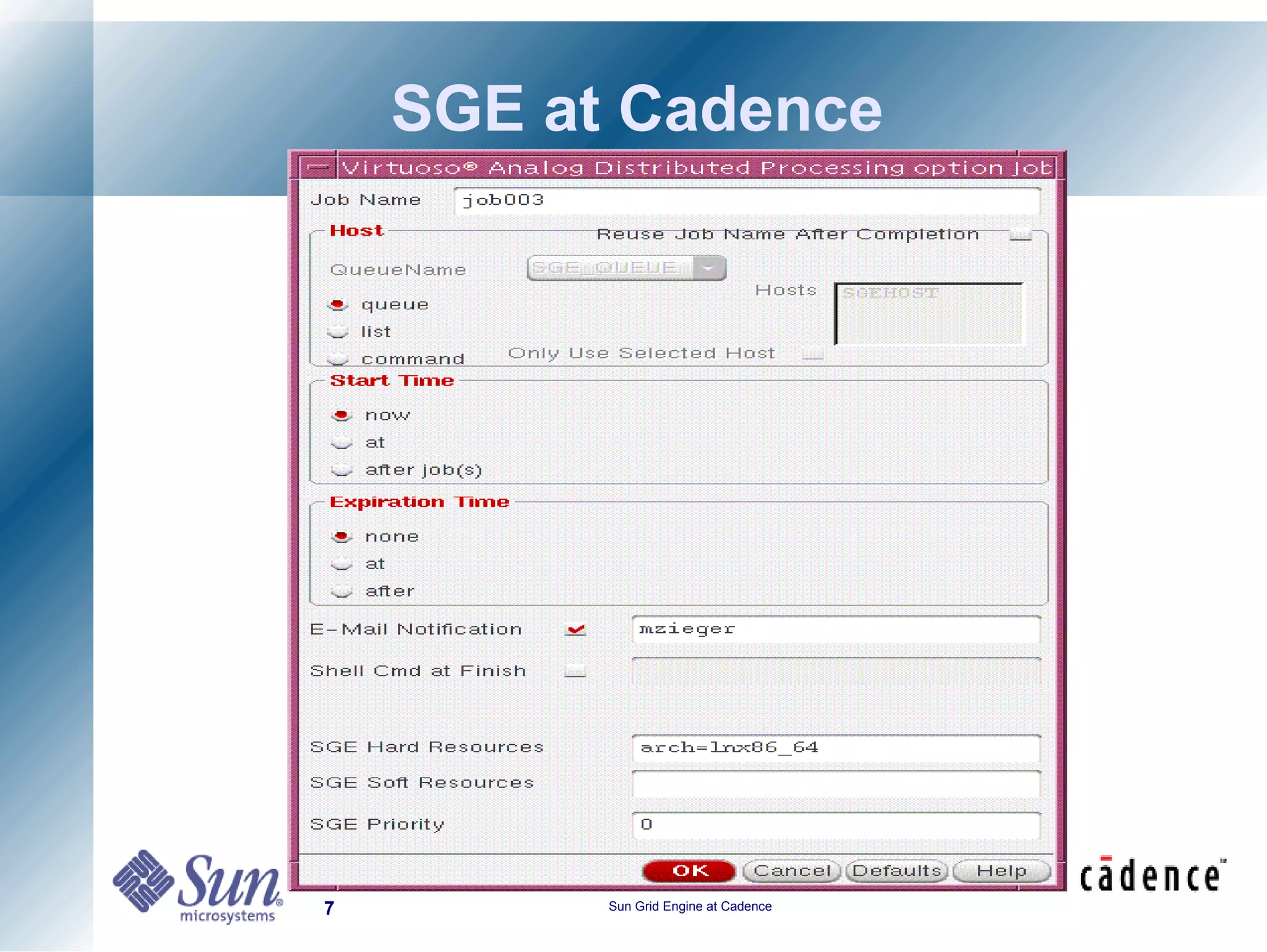 Sun Grid Engine at Cadence | PDF