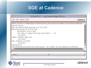 Sun Grid Engine at Cadence | PDF