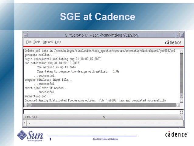 Sun Grid Engine at Cadence | PDF