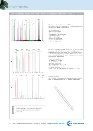 SGE GC Application Guide | PDF