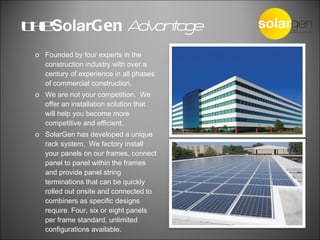 SolarGen Energy Partners Presentation | PPT | Power and Energy Industry ...