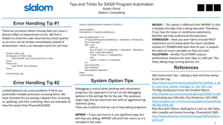 Sgf15 tips and tricks for sas program automation-final post1 | PPT