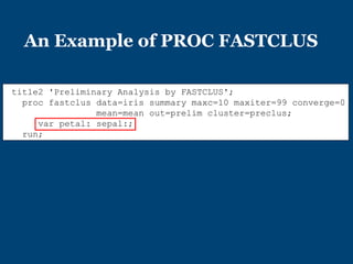 Dynamically Evolving Systems: Cluster Analysis Using Time | PPT