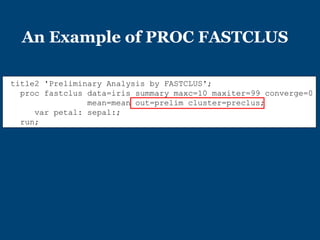 Dynamically Evolving Systems: Cluster Analysis Using Time | PPT