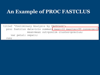 Dynamically Evolving Systems: Cluster Analysis Using Time | PPT