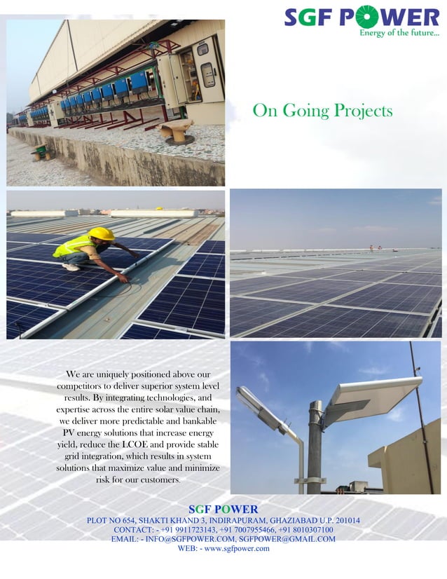 SGF Power Company Profile | PDF