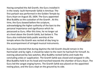 Sikh Sacred Texts: Siri Guru Granth Sahib | PPTX