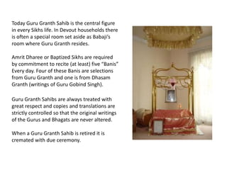 Sikh Sacred Texts: Siri Guru Granth Sahib | PPTX