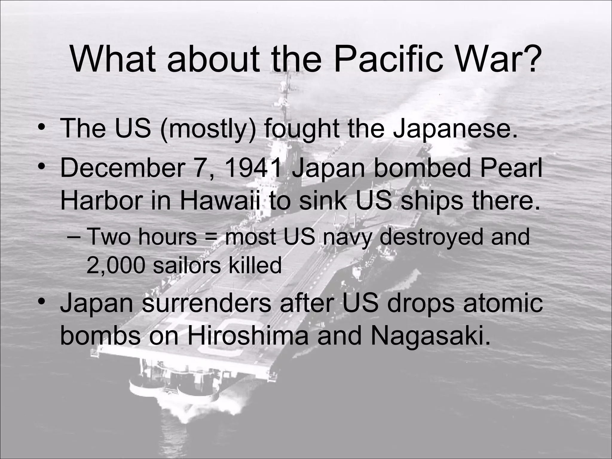 World War II Power Point | PPT