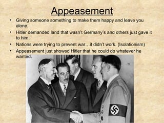 Appeasement Ww2 Definition