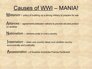 World War I Power Point | PPT
