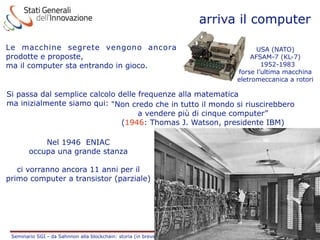Sgi breve storia della crittografia ep II | PPT
