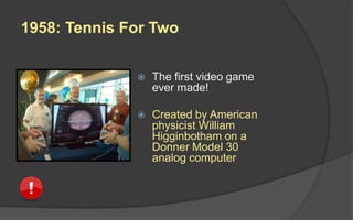 LAFS SVI Level 4 - History of Computer and Mobile Games | PPTX