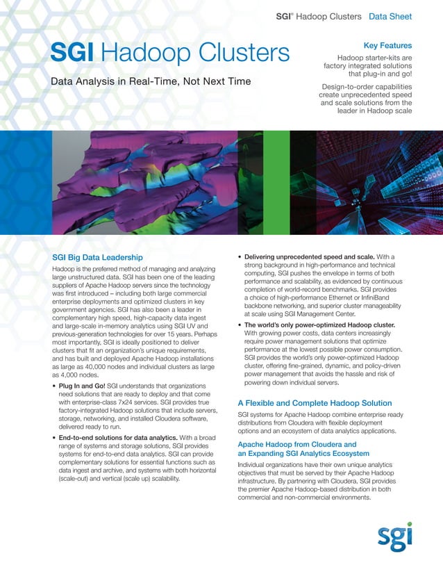 Sgi hadoop clusters_ds_us_4381 | PDF | Free Download