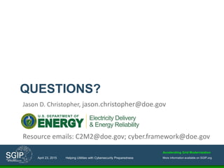 Helping Utilities with Cybersecurity Preparedness: The C2M2 | PDF