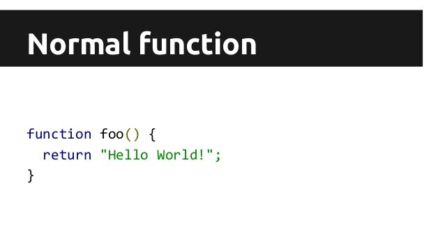 Anonymous Functions In Javascript