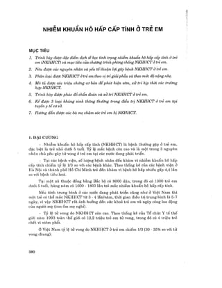 SGK cũ nhiễm khuẩn hô hấp ở trẻ em.pdf rất hay | PDF